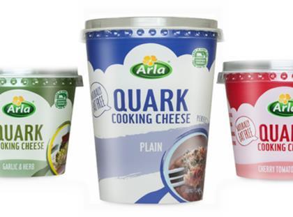 Arla launches trio of fat-free quark cheese products