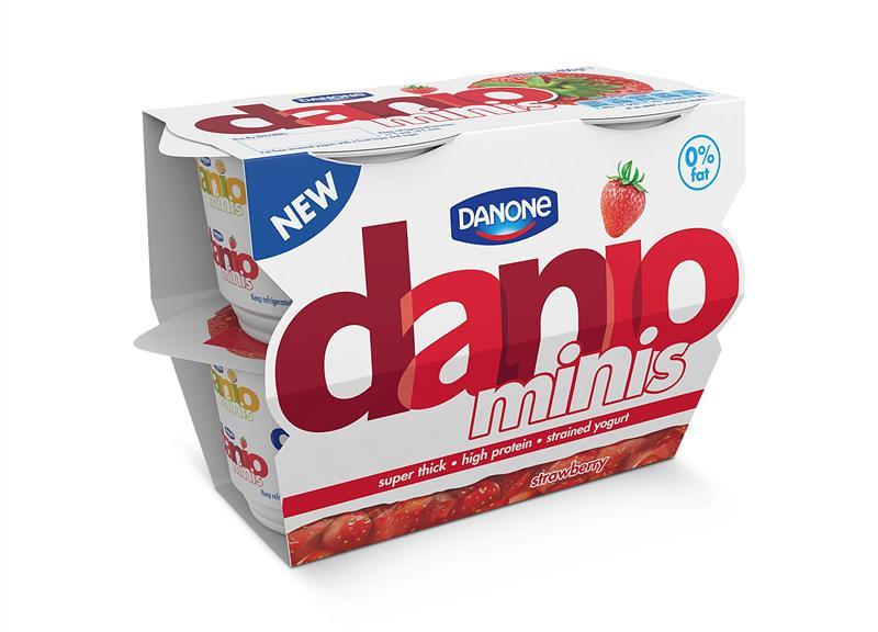 Danone gives Danio yoghurts 4x100g Minis multipacks - Vegetables news ...