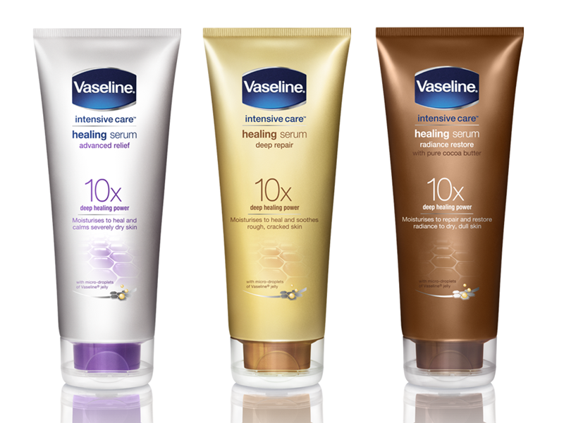 Vaseline skincare brand adds body serums