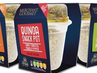 Merchant Gourmet adds quinoa snack pot trio to range - FMCG news ...